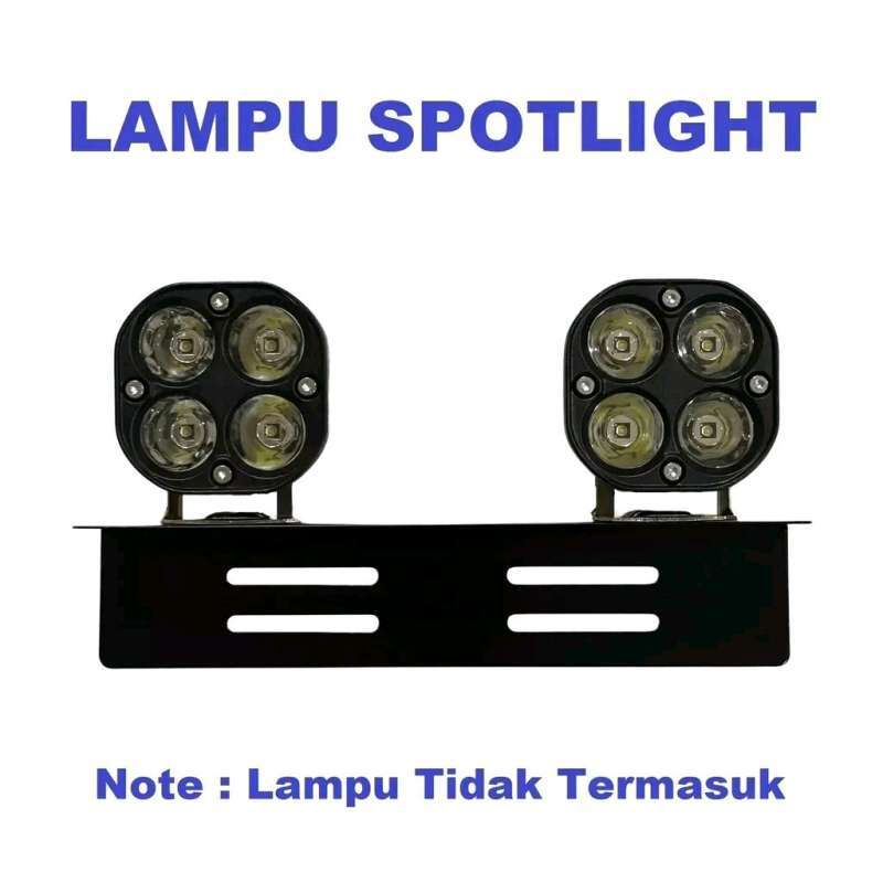 Jual Tatakan Lampu Spotlight Laser Gun Besi Bracket Breket Tanduk Motor ...
