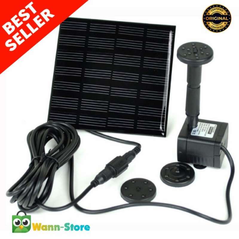 Promo Pompa Air Mancur Kolam Ikan Taman Tenaga Solar Panel Matahari ...
