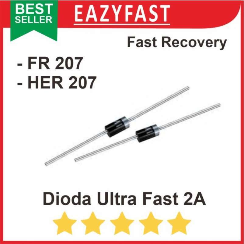 Jual Dioda Ultra Fast 2A FR207 HER207 2 A Ampere High Speed Recovery Diode di Seller Eazyfast ...