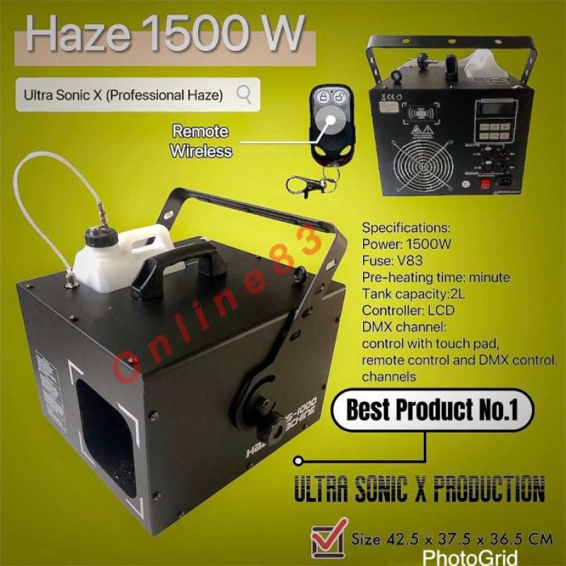 Promo Hazer 1500W Mesin Kabut Hazer Mesin Fogging Smooth Hazer promo-hazer-1500w-mesin-kabut-hazer-mesin-fogging-smooth-hazer