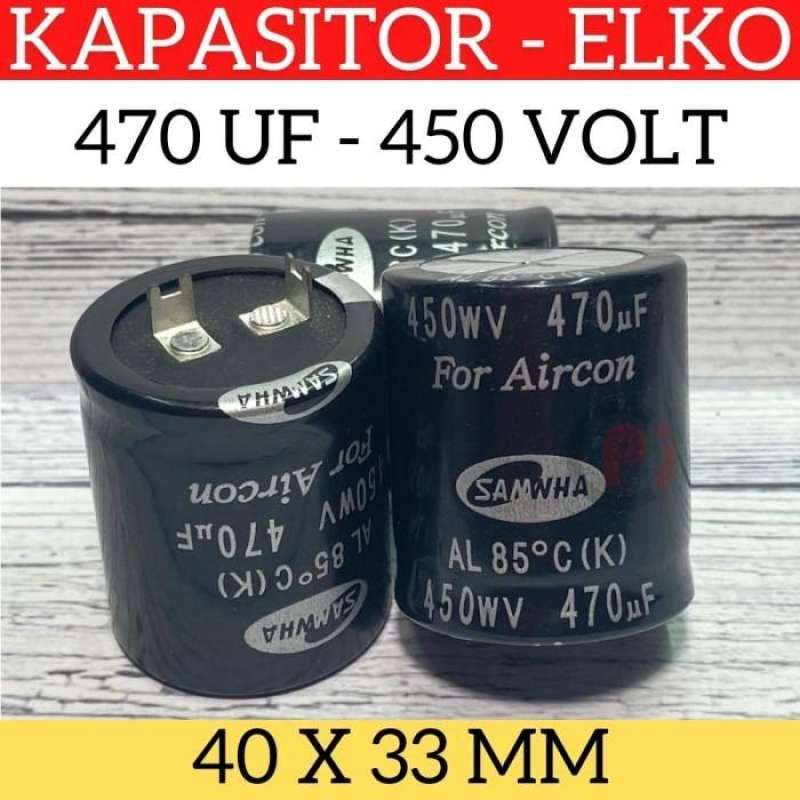 Jual Samwha Kapasitor Elko Capacitor 470uf 470 Uf 450v 450 Volt Elco Di Seller Cybercom - Sei ...
