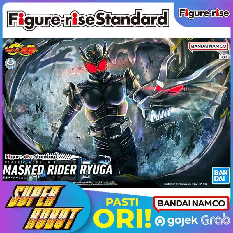 Jual Bandai Figure Rise Standard Kamen Rider Ryuga / Ryuki Black P-bandai Limited Di Seller ...