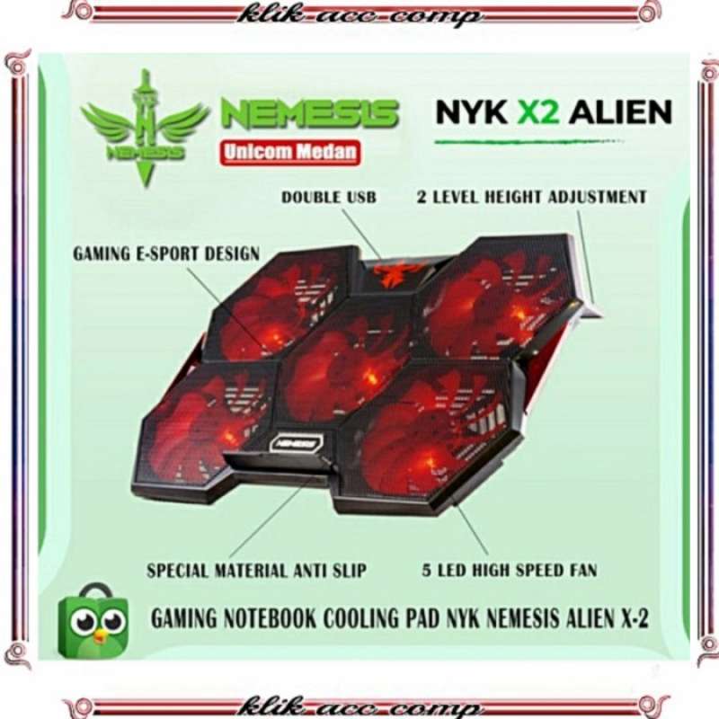 Promo Nyk Nemesis Cooling Pad Alien X-2 / Alien Nemesis Cooling Pad ...