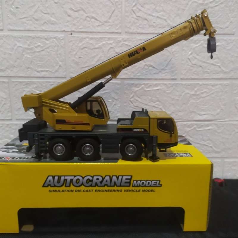 Promo Diecast Mobil Crane Truck Teleskopik Kdw Miniatur Alat Berat Besi ...