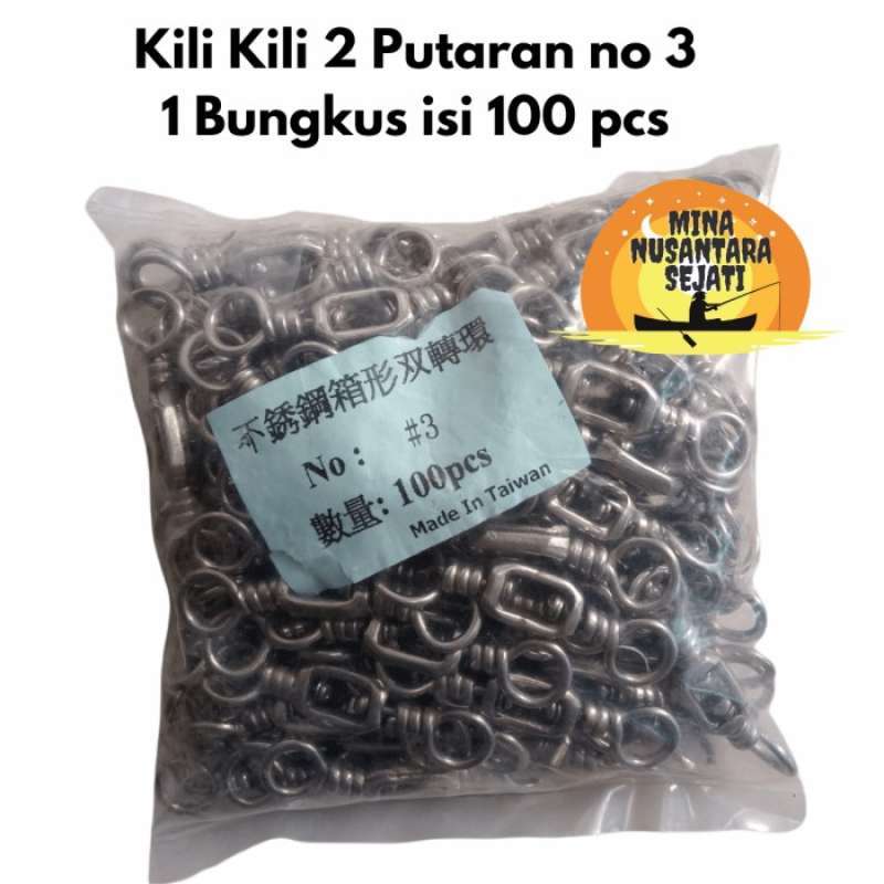 Promo KILI KILI 2 PUTARAN NO 3 - HARGA PER BUNGKUS (ISI 100PCS) Diskon 23% di Seller Umah Sport ...