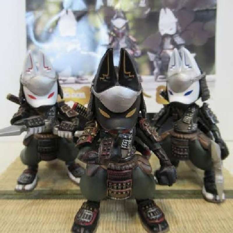 Jual so-ta gachapon Ninja Fox Beastman x Shinobi Set of 3 Gashapon di ...