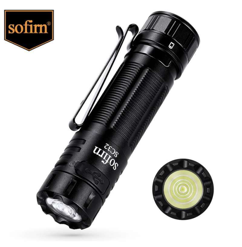 Promo Sofirn SC32 Senter LED SST40 2000 lumen Tactical USB-C EDC ...