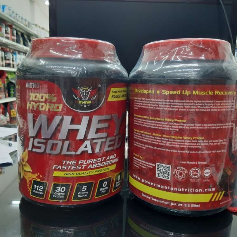 Promo hydro whey isolated power mania 3 lbs hydro whey isolate Diskon 33% di Seller Medika ...