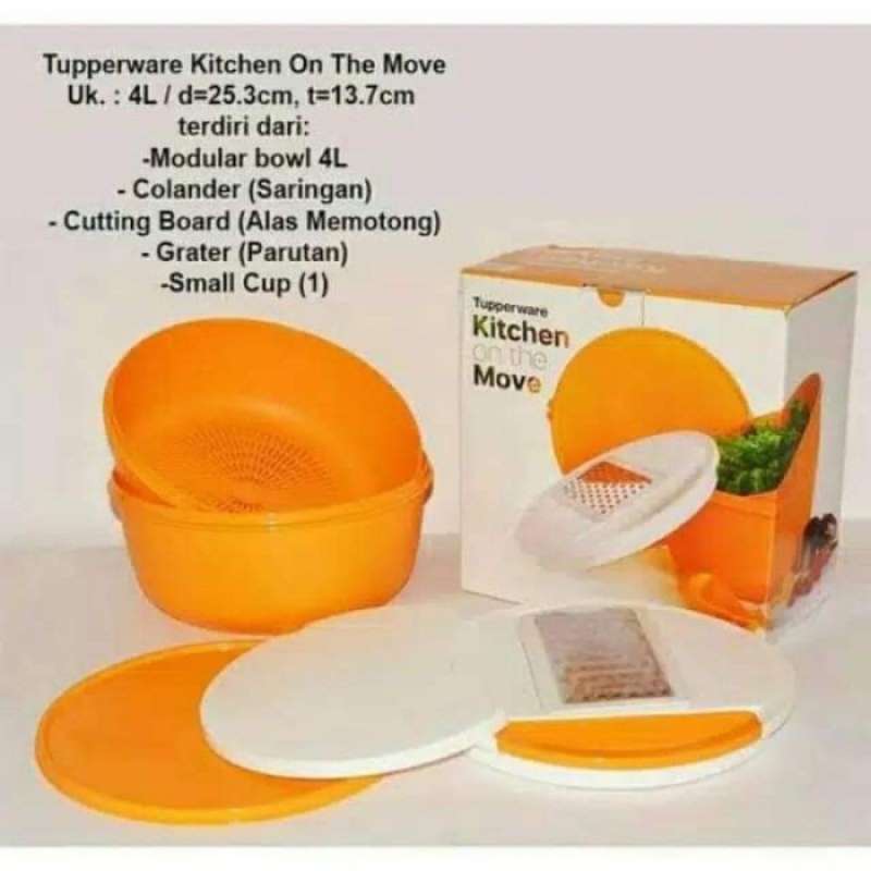 Jual Tupperware Kitchen On The Move (dengan Box) Di Seller Anabel ...