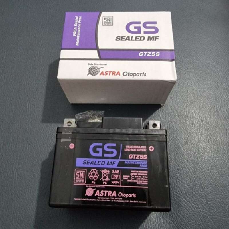 Promo Aki Motor Honda/ Mio Gtz5s Gs Astra Otoparts Original Full Kering ...