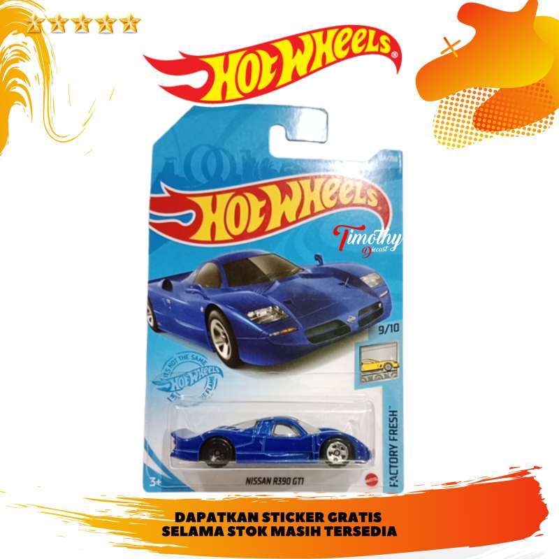 Promo Hot Wheels Nissan R390 GTI Biru Error Eror Beda Velg Diskon 21% di Seller Timothy Diecast ...