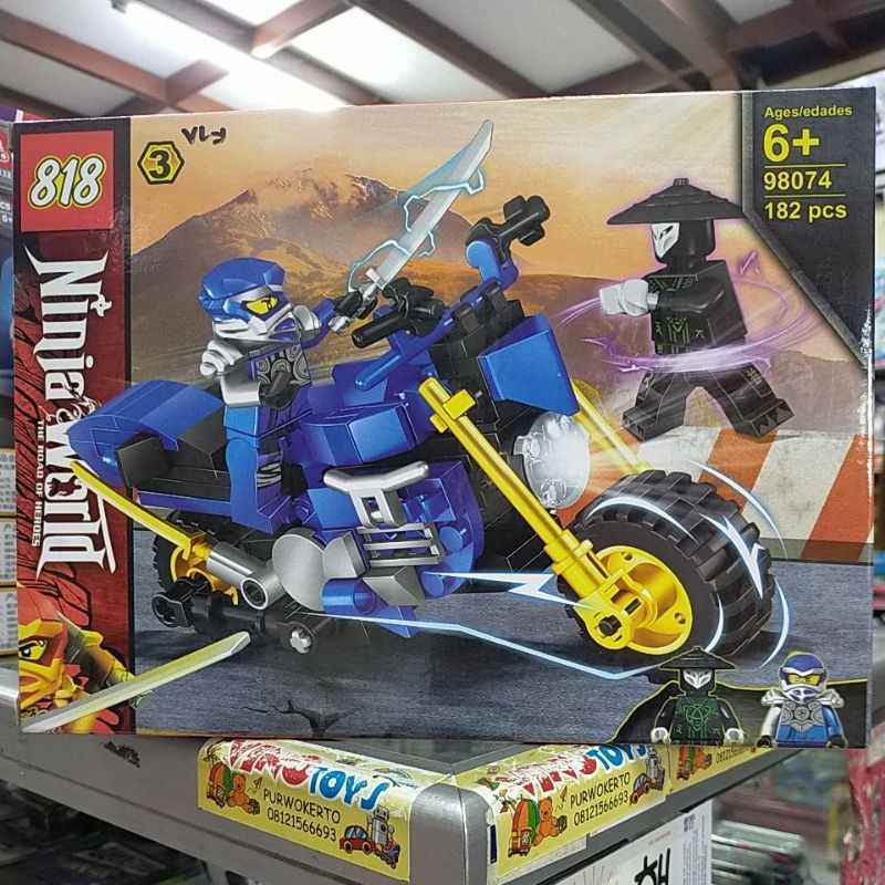 Jual Mainan Balok Brick Ninja Naga Robot Motor Di Seller Vino Toys ...