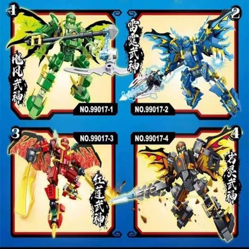 Jual Mainan Balok Brick Ninja Naga Robot Motor Di Seller Vino Toys ...
