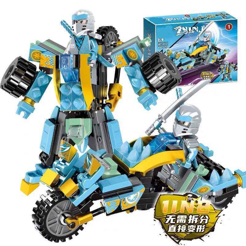 Jual Mainan Balok Brick Ninja Naga Robot Motor - 1037-1 Di Seller Vino ...