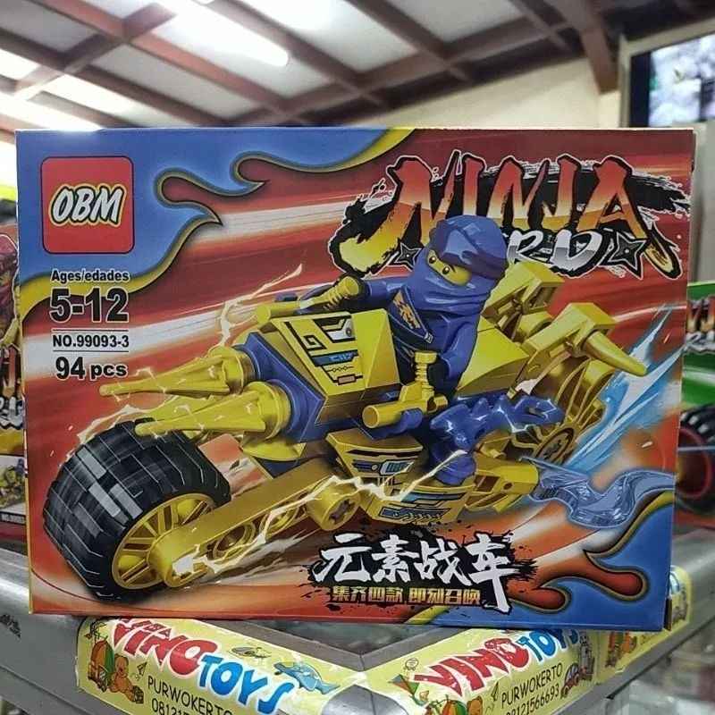 Jual Mainan Balok Brick Ninja Naga Robot Motor - 99093-3 Di Seller Vino ...