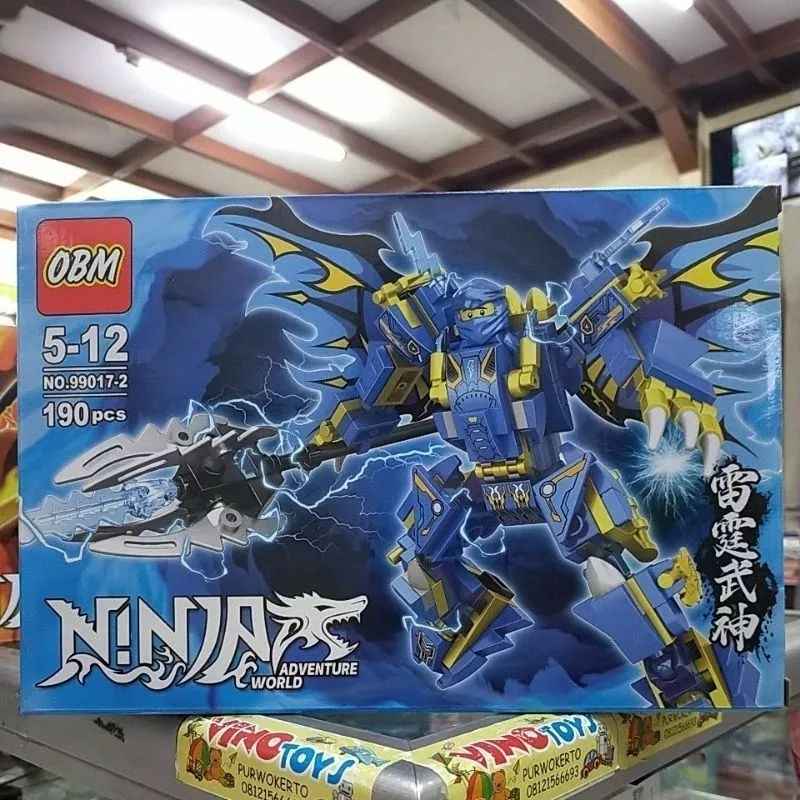 Jual mainan balok brick ninja naga robot motor - 99017-2 di Seller Vino ...