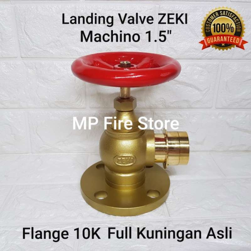 Promo Fire Landing Hydrant Valve Zeki 1.5 In Machino Flange 10K Pemadam ...