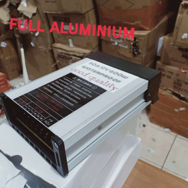 Promo power supply switching ac - dc 12v 50A trafo led strip 50 ampere Diskon 23% di Seller ...