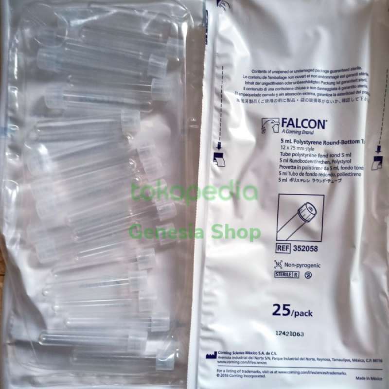 Promo Tabung Centrifuge Tubes 5 Ml Corning Falcon 25 Pcs - Multicolor ...