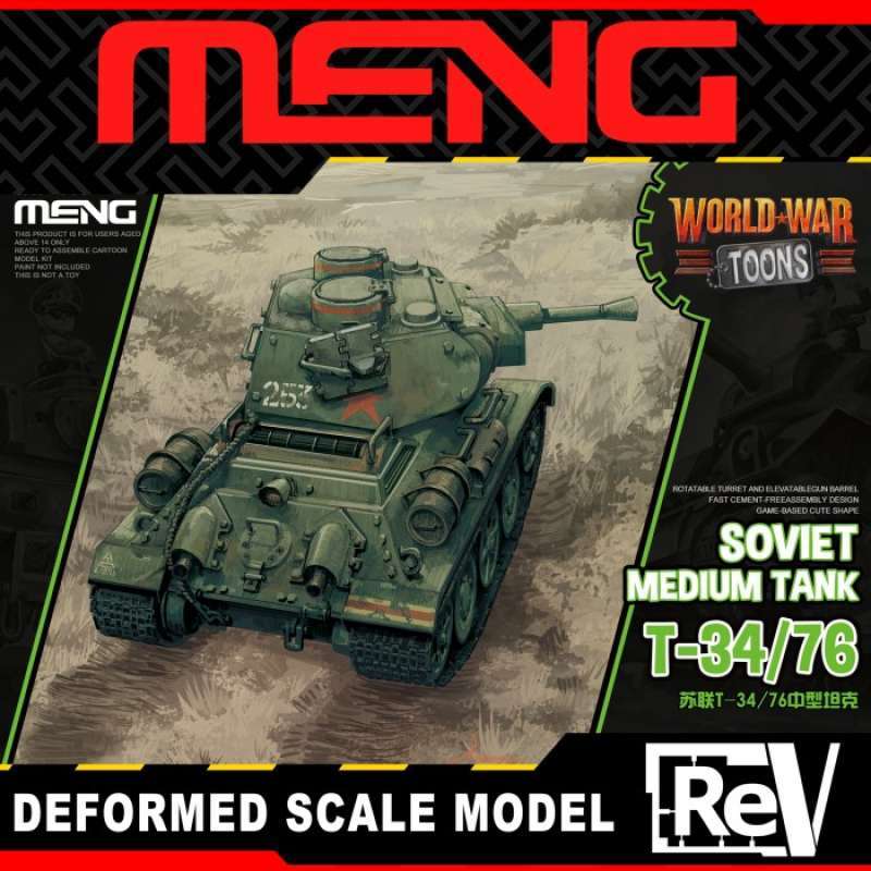 Jual Meng World War Toons Soviet Medium Tank Sherman Firefly di Seller ...