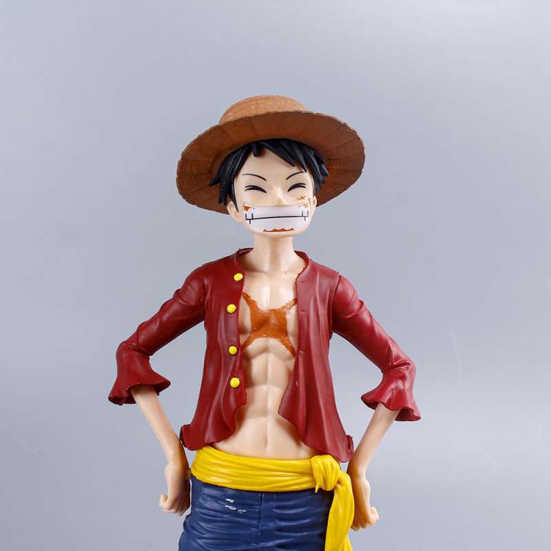Jual One Piece Smile Luffy changeable smile Laugh face 28 cm di Seller ...