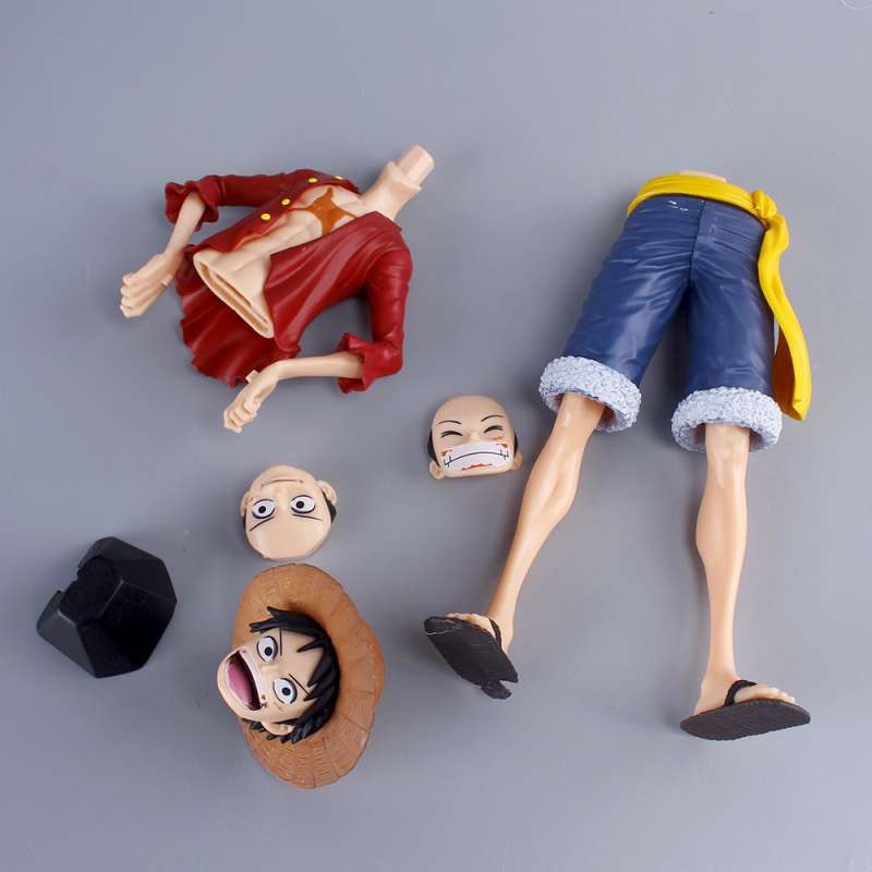 Jual One Piece Smile Luffy changeable smile Laugh face 28 cm di Seller ...