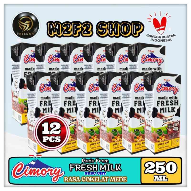 Promo Susu Cimory Fresh Milk Kotak UHT Cokelat Mede | Cashew - 250 ml ...