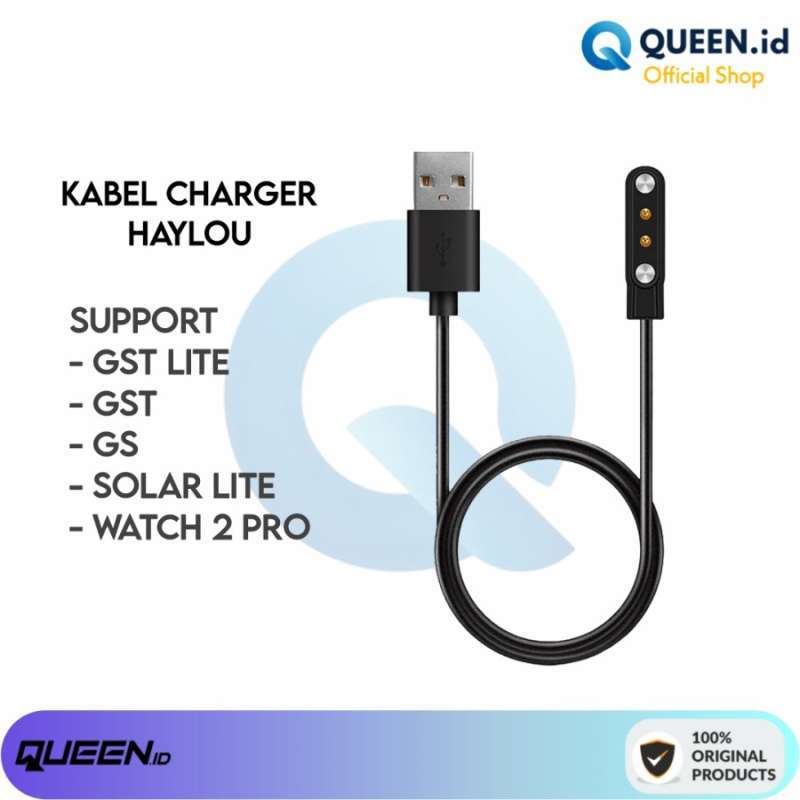 Jual Haylou Kabel Charger Magnetic For GST Lite SOLAR Lite Watch 2 Pro ...