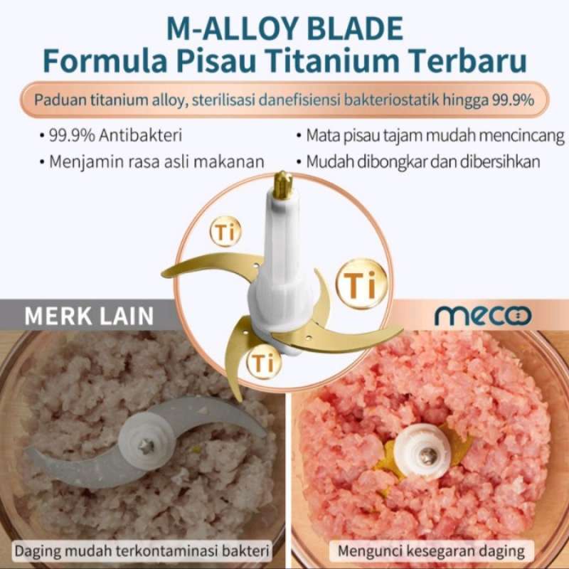Jual mecco most aesthetic 5in1 antibacterial odorless chopper 250 low ...