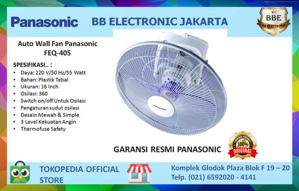 Promo Panasonic Auto Wall Fan Eq-405 Diskon 23% di Seller Cuanz Store ...