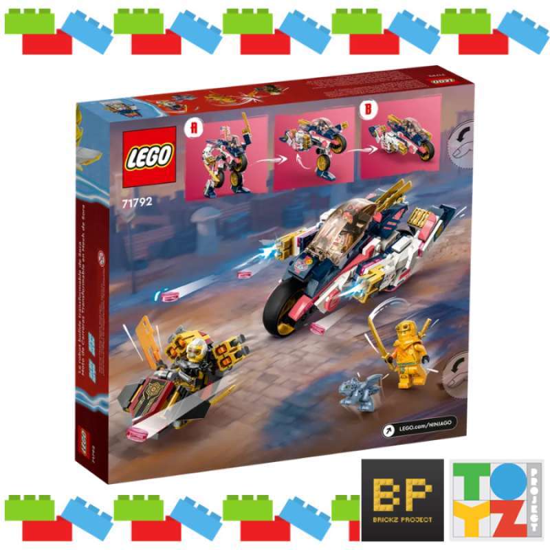 Jual Lego 71792 Ninjago - Sora's Transforming Mech Bike Racer Di Seller ...
