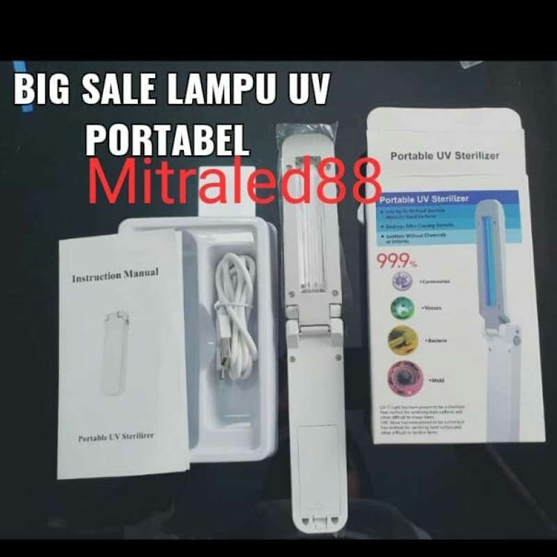 Jual Lampu Uv Sterilizer Portable Pocket Usb/uvc Disinfectant Steril ...