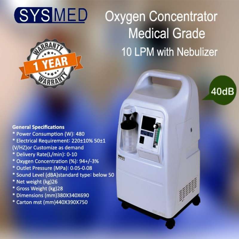 Promo Generator Oksigen/Oxygen Concentrator 10 L/M With Nebulizer ...