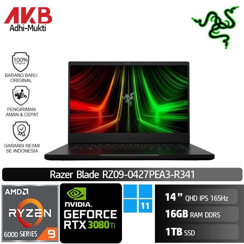 Jual Razer Blade 14 Pea3 Laptop Gaming [ryzen 9-6900hx/16gb/1tb Ssd ...