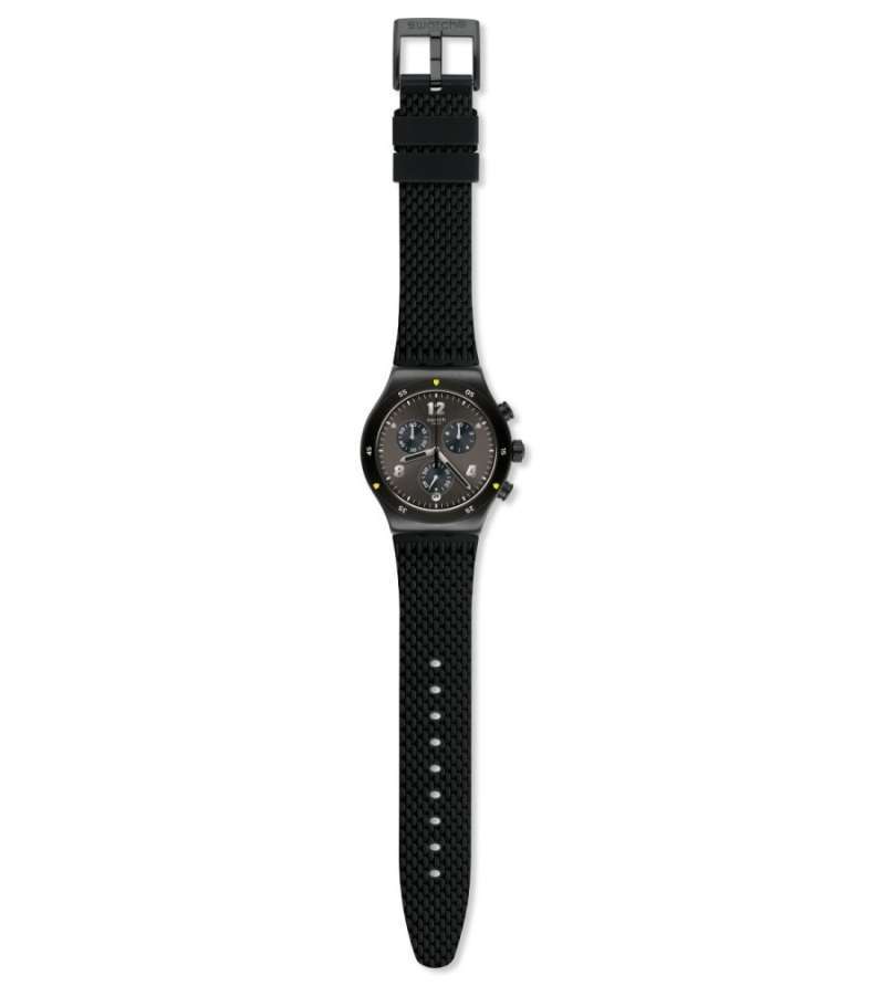 Jual Swatch Yvb406 Original Swatch Darkbark Jam Tangan Pria Chronograph ...