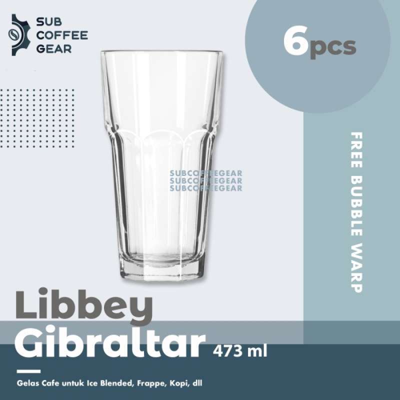 Promo Libbey Gibraltar 473 ml 16 oz Gelas Es Kopi Susu Ice Blended Frappe Diskon 33% di Seller ...