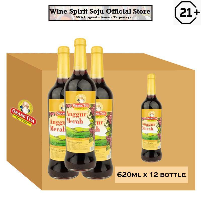 Promo Anggur Merah Ot Gold 620ml X 12botol (karton) Diskon 2% Di Seller ...