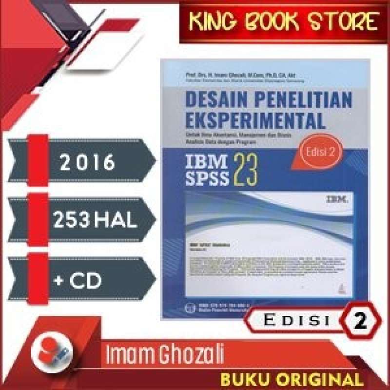 Promo Buku Desain Penelitian Eksperimental Dengan Ibm Spss - Imam ...