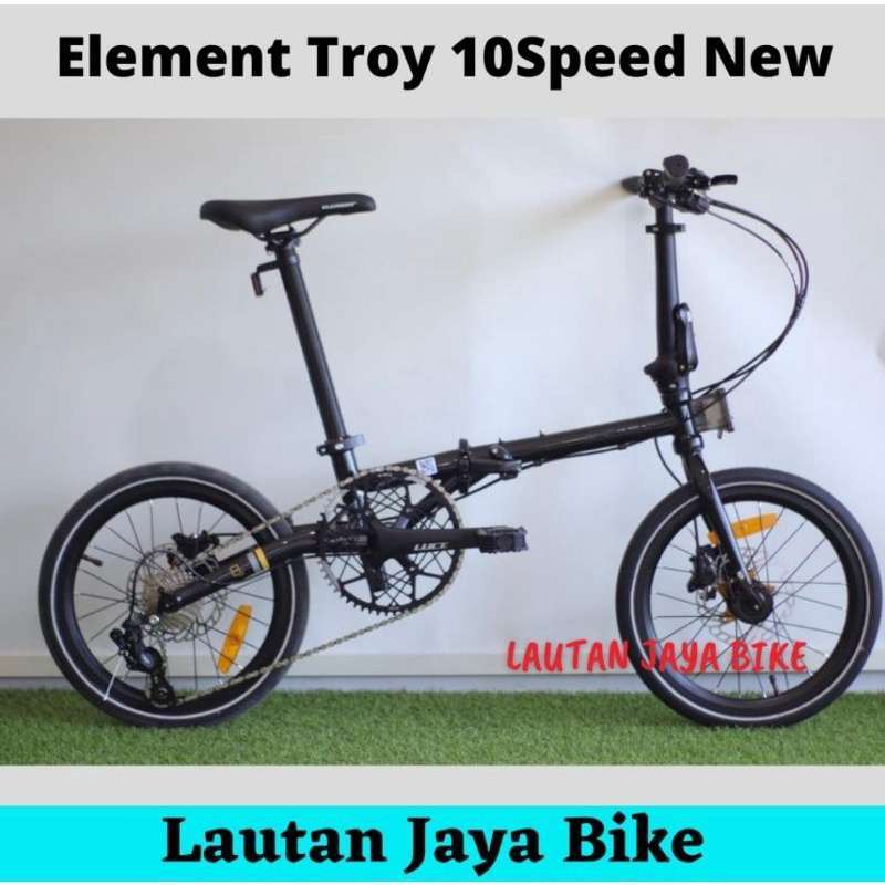 Jual SEPEDA LIPAT 16 INCH ELEMENT TROY 10 SPEED di Seller Lautan Jaya ...