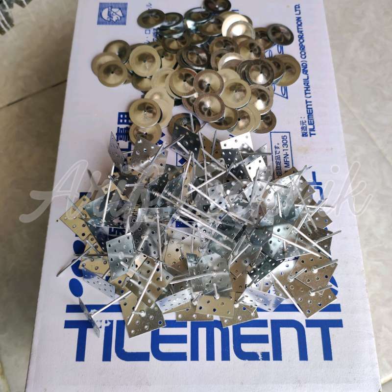 Jual Spindel Pin 38mm Tilement / Paku Rockwool 38 Mm Tilement Eceran Di ...