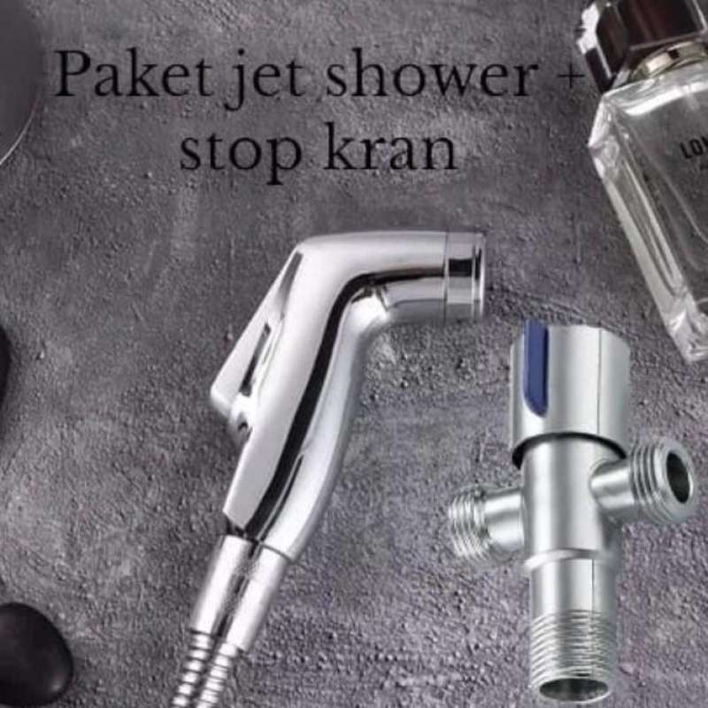 Jual Paket Jet Shower Closet+stop Kran T/jet Shower Cebok/shower Set ...
