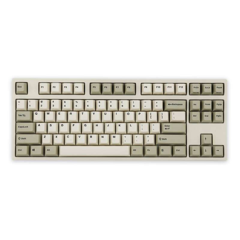 Promo Leopold FC750R Two Tone White PD TKL Double Shot PBT Mechanical ...