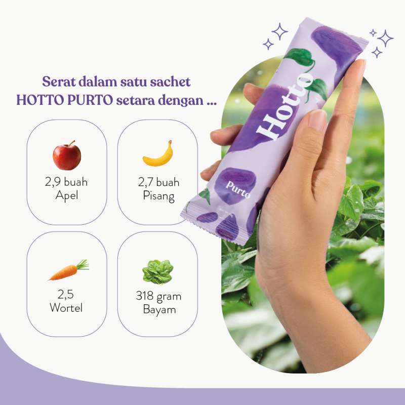 Jual Hotto Purto Multigrain With Purple Potato 1 Pouch Isi 16 Sachet Di ...