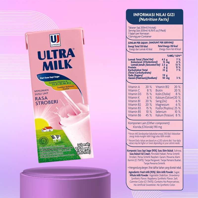 Promo Ultra Milk Susu Uht 250ml Trial Package [paket Isi 6pcs] Diskon ...