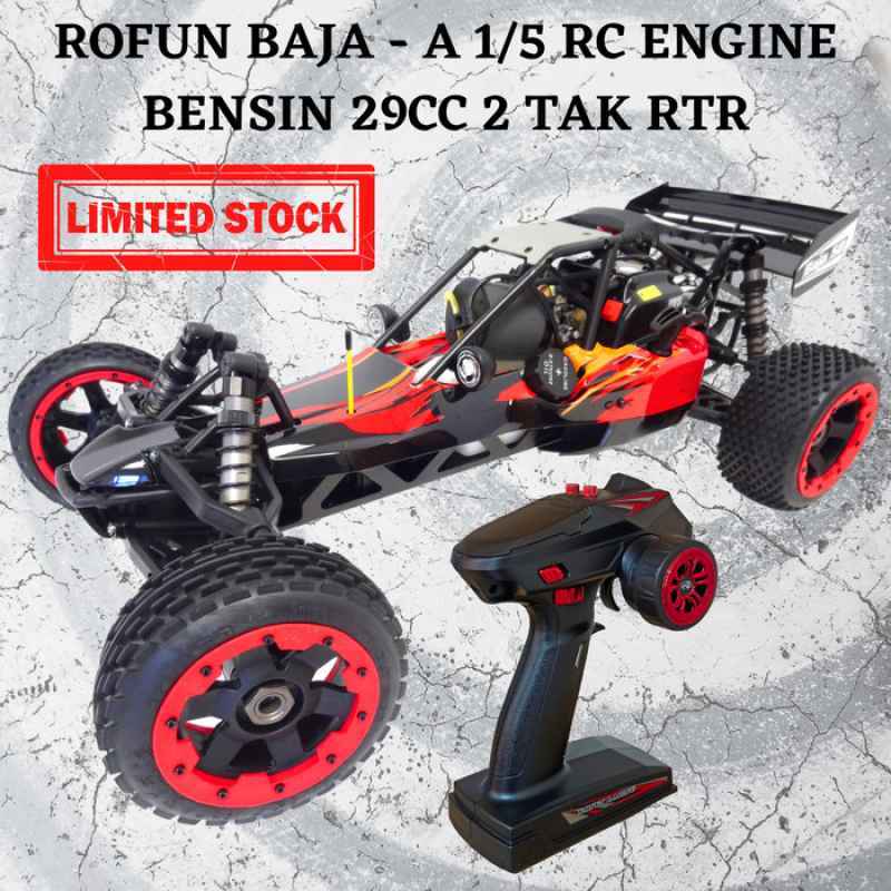 Promo Rc Car Rovan Baja 1/5 2.4Ghz Rwd 80Km/H 29Cc / Petrol Engine ...