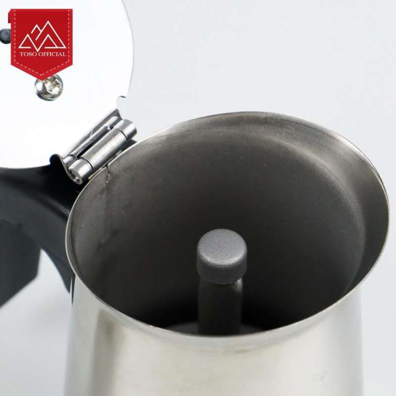 Promo Moka Pot Stainless 9 Cups Mokapot Coffee Espresso Maker Alat Kopi ...