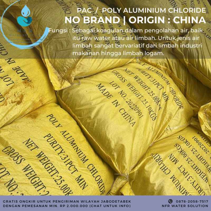 Promo Pac / Poly Aluminium Chloride 30% Min Yellow Powder Diskon 26% Di ...