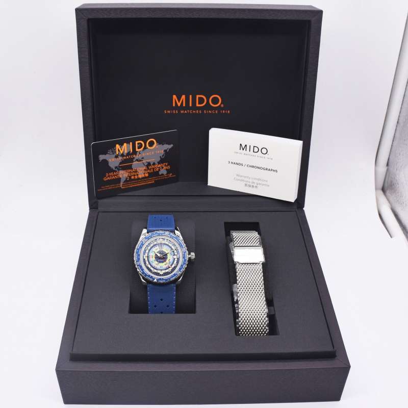 Promo Jam Tangan Pria Mido M026.829.17.041.00 Ocean Star World Timer ...