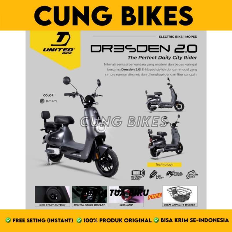 Jual Sepeda Listrik Electric E Bike United Dresden 2.0 600 Watt Di ...