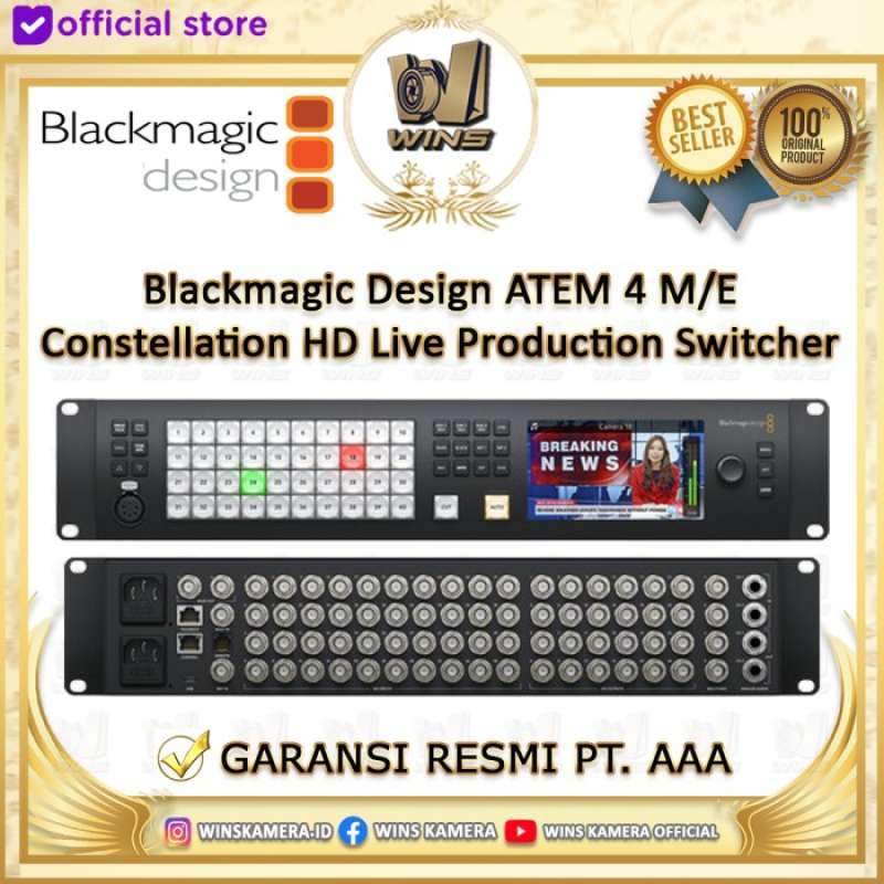 Promo Blackmagic Design Atem 4 M/E Constellation Hd Live Production ...